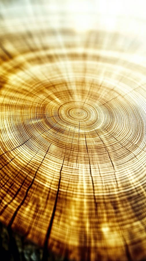Exploring the Beauty of Concentric Tree Rings in Muted Tones and ...