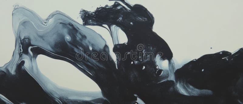 Exploring the Beauty of Drawing Ink with Varied Shades and Flowing ...