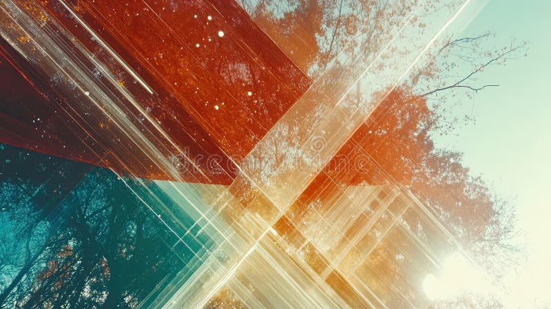 Exploring the Beauty of Fragmented Light and Color in a Serene Natural ...