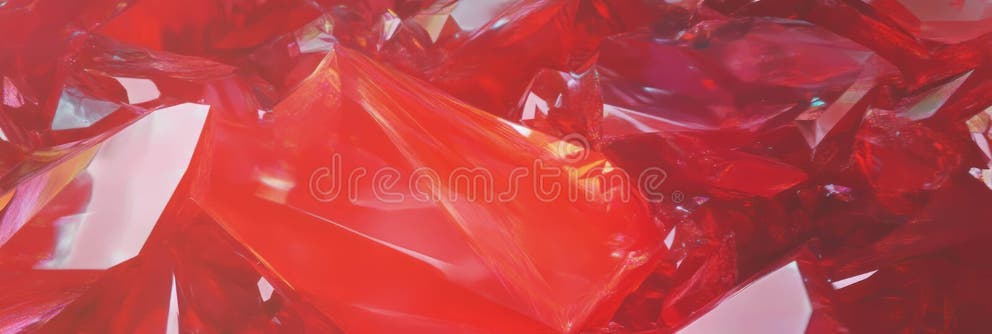 Exploring the Beauty of Fragmented Red Flashes in Various Shapes and ...