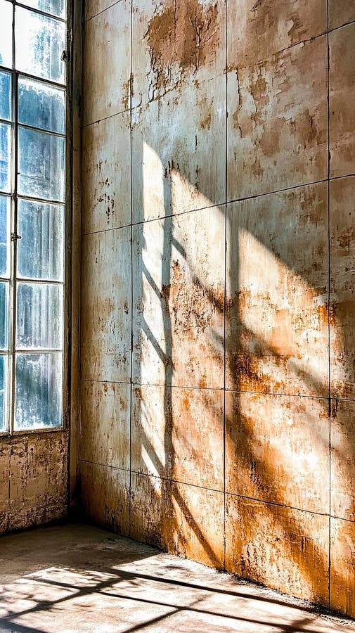Exploring the Beauty of Grunge Textures and Light Play in an Abandoned ...