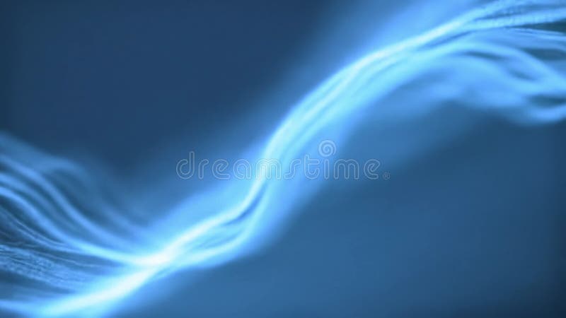 Exploring the Beauty of Light Waves in a Serene Blue Environment Stock Video - Video of flow ...
