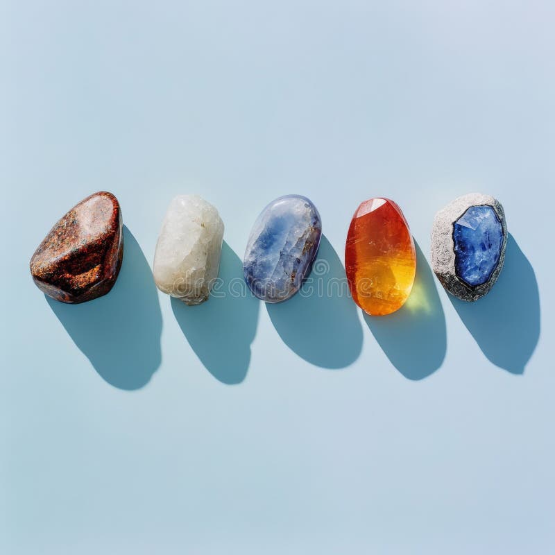 Exploring the Beauty of Natural Gemstones: a Vibrant Display of Colors ...