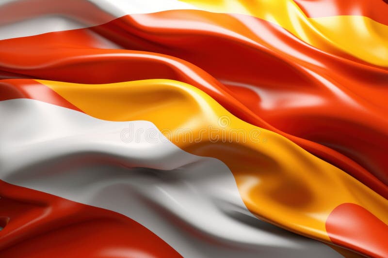 Modern Flag Design: Bhutan S Twisted Waves in 3D Render with Unreal ...