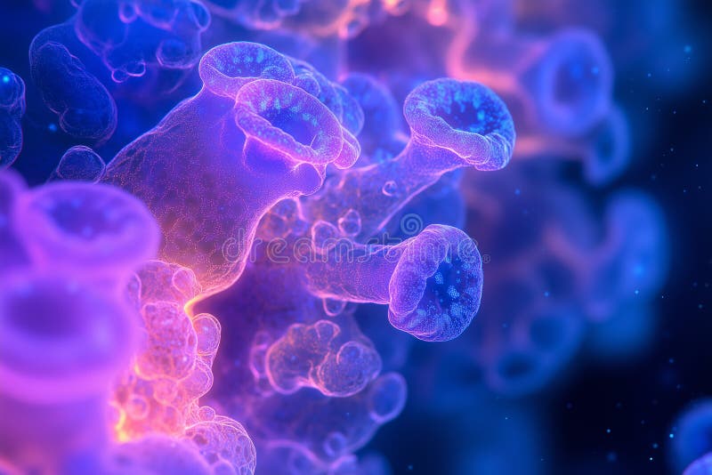 Exploring Bio Luminescent Cave Features Carved into a Massive Cell ...