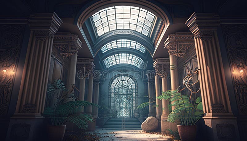 Exploring the Biology Lab, a Student Examines Specimens Stock ...