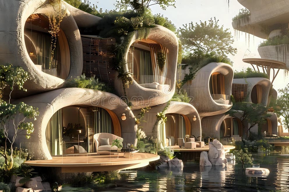 Exploring Biomorphic Architecture, Curved Concrete Structures ...