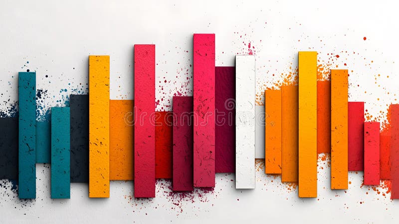 Exploring Bold Color Contrast in an Abstract Watercolor Geometry ...