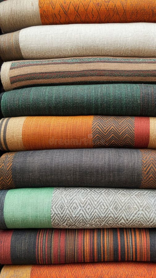 Exploring Bold Traditional African Textile Patterns and Colors Stock ...