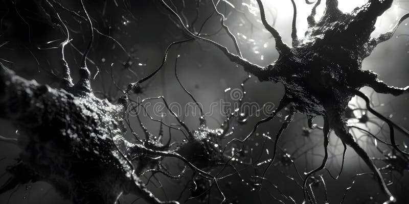 Exploring Brain Cells Interconnected Under an Electron Microscope ...