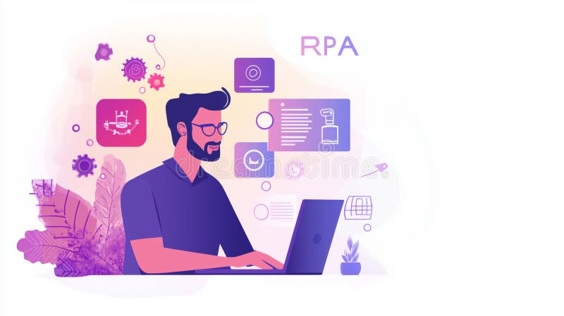 Exploring the Capabilities of RPA Technology in Modern Workflows Stock ...
