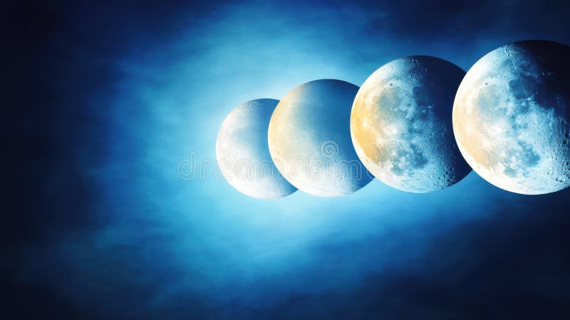 Exploring the Captivating Phases of the Moon in a Dreamy Celestial ...