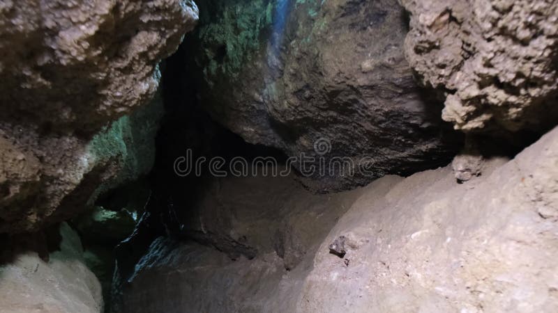 Exploring the Cave at Night. Cave Art Stock Footage - Video of ...