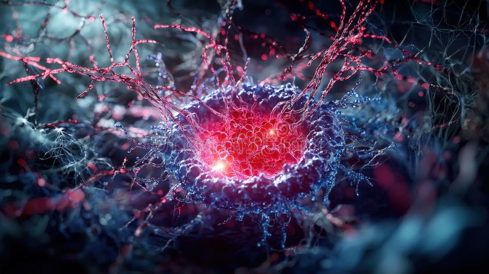 Exploring Cellular Structures Under Microscope Microbiology Lab Digital ...