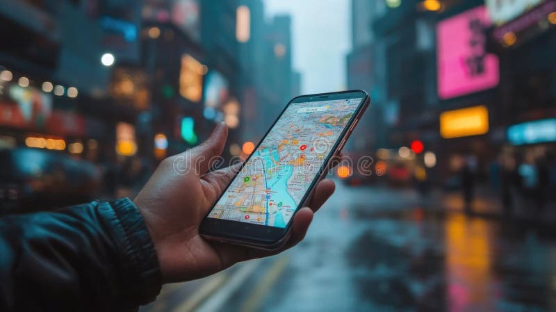 Exploring City Streets on a Rainy Evening while Using a Smartphone ...