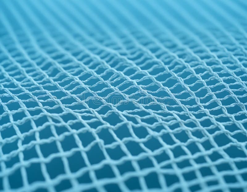 Blue Mesh - Macro Exploration. Stock Illustration - Illustration of ...
