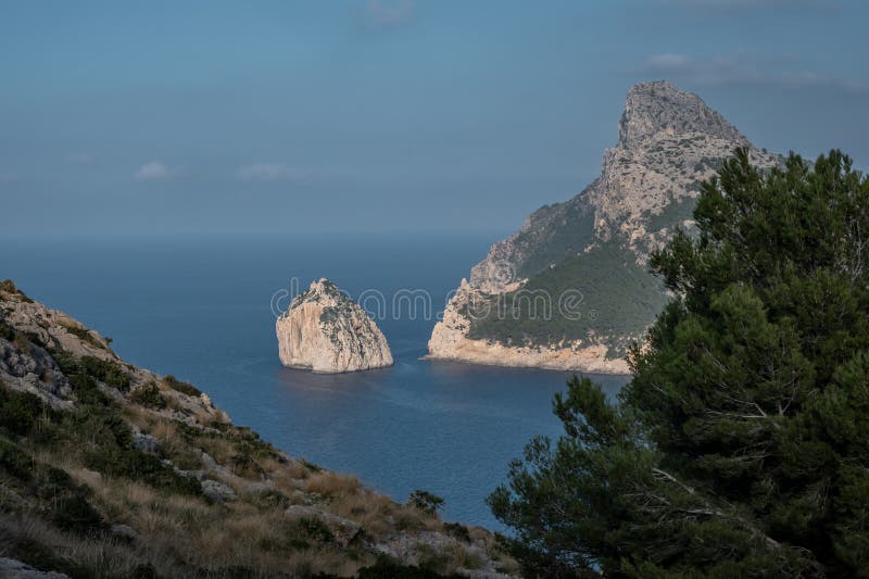 Exploring the Coast in the Balearic Islands Stock Image - Image of ...