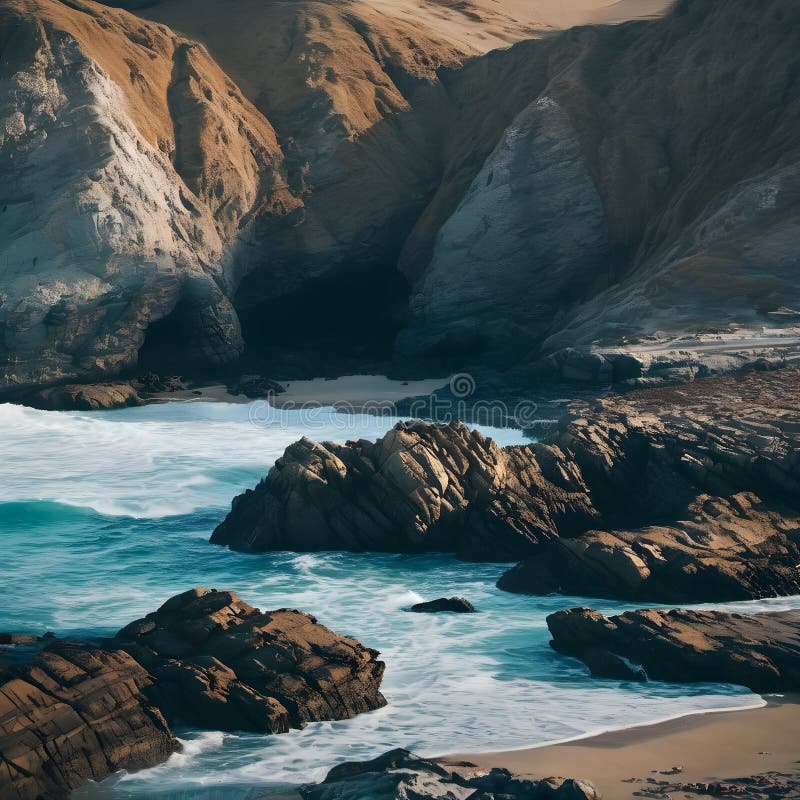 Exploring Coastal Landscapes: a Visual Feast of Nature S Edge Stock ...