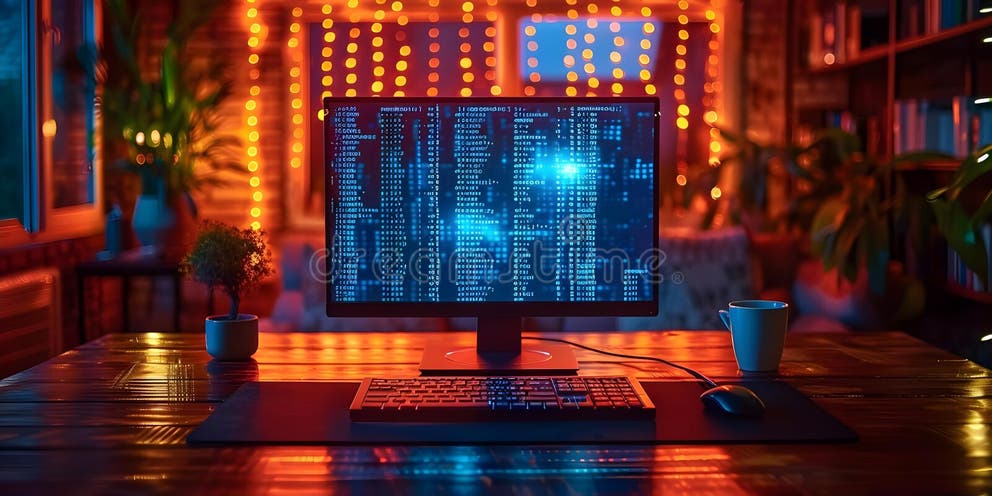 Exploring Coding And Data Analytics In A Digital World A Notebook Background Concept Coding