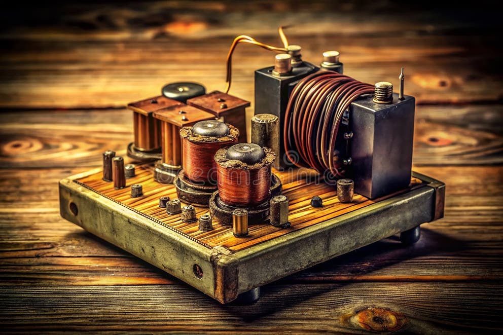 Exploring a Collection of Vintage Electronics Components Transformers ...