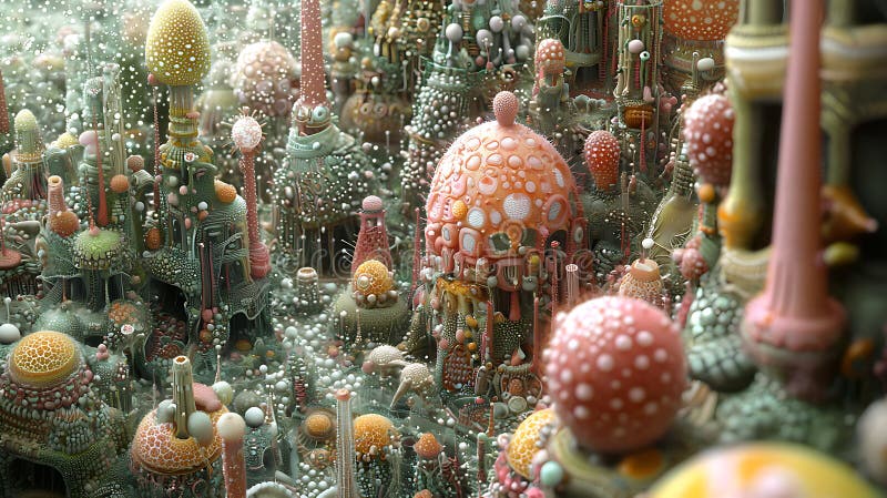 Exploring Colorful Abstract Structures in a Unique Fantasy Landscape ...