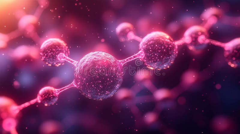 Exploring Colorful Molecules and Their Intricate Structures Stock Photo ...