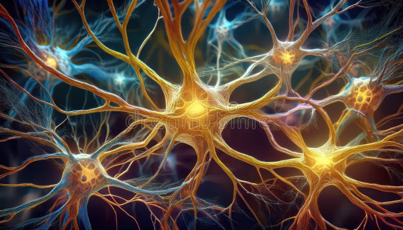 Exploring the Complex Connections of Neurons Stock Photo - Image of ...