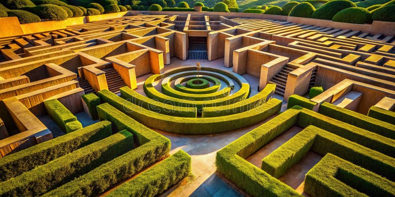 Exploring a Complex Labyrinthine Structure a Stunning Modern ...