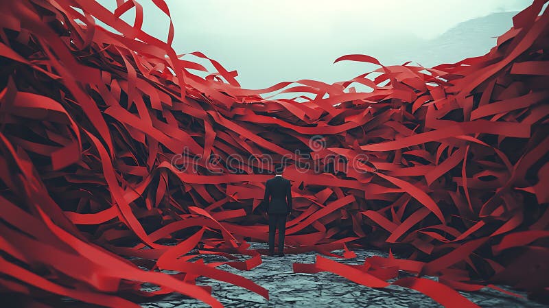 Exploring the Complexities of Bureaucratic Red Tape a Visual Journey ...