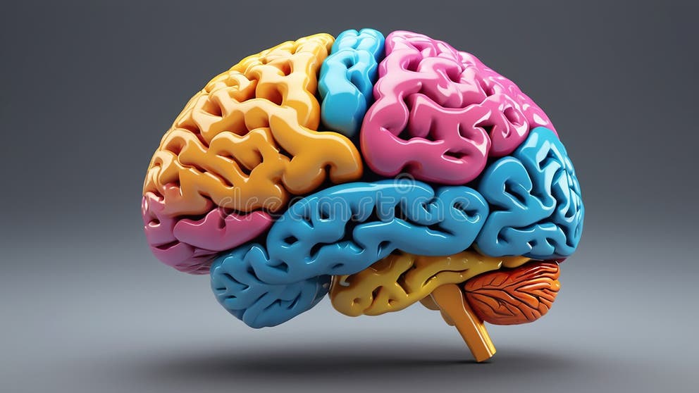 Exploring the Complexities of the Human Brain: a Detailed 3D Render ...