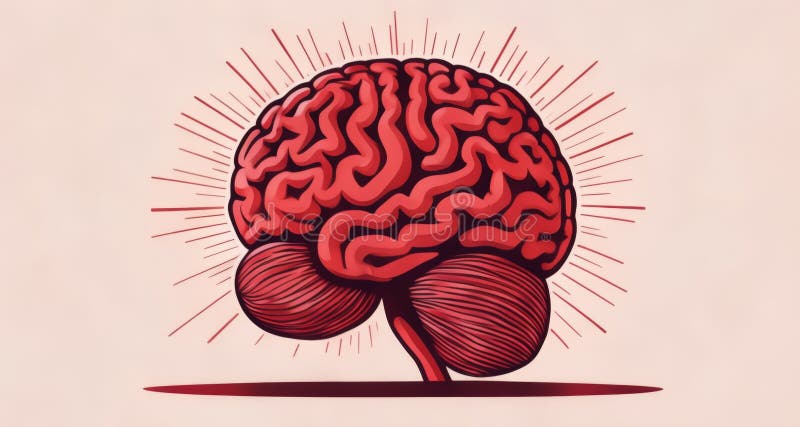 Exploring the Complexity of the Human Brain Stock Illustration ...