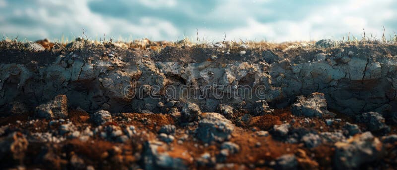 Exploring the Composition and Structure of Soil Layers with Underground ...