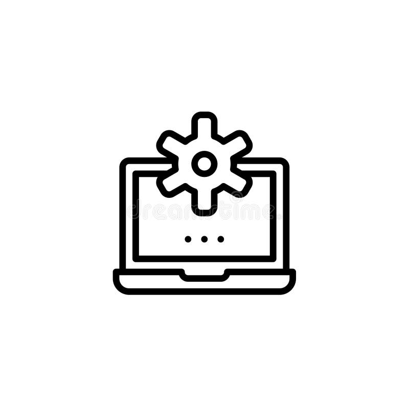 Exploring Computer Laptop Options for Efficient Workflows Stock Vector ...