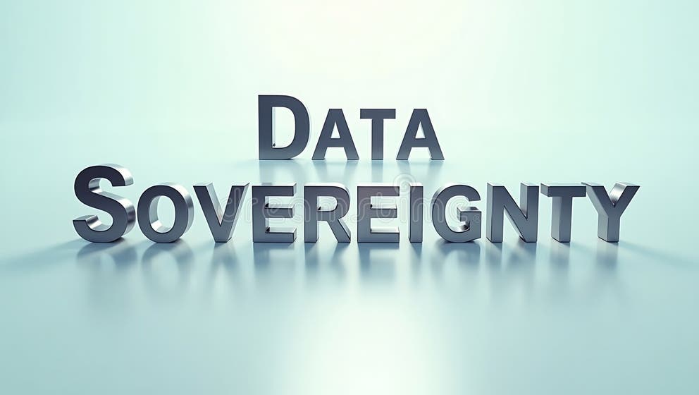 Exploring the Concept of Data Sovereignty with Striking Typography and ...