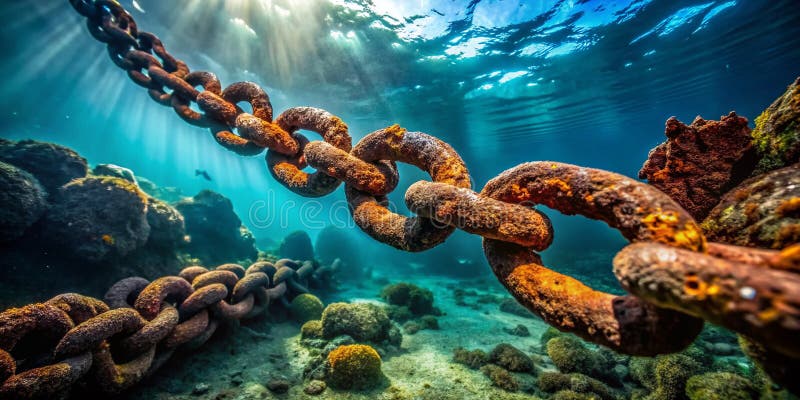 Exploring the Corroded Secrets of the Ocean Floor Intricate Details of ...