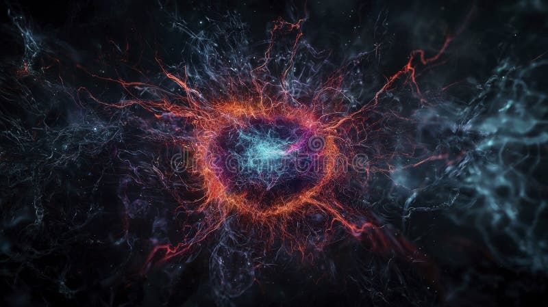 Exploring Cosmic Digital Spaces Abstract Art and Dynamic Neural ...