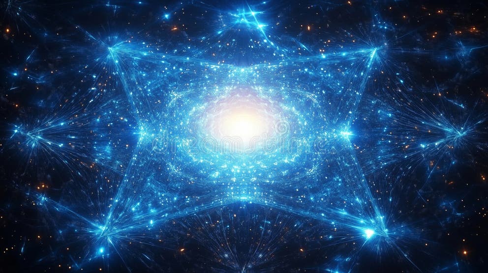 Exploring Cosmic Energy Patterns in the Galaxy& X27;s Depths Stock ...