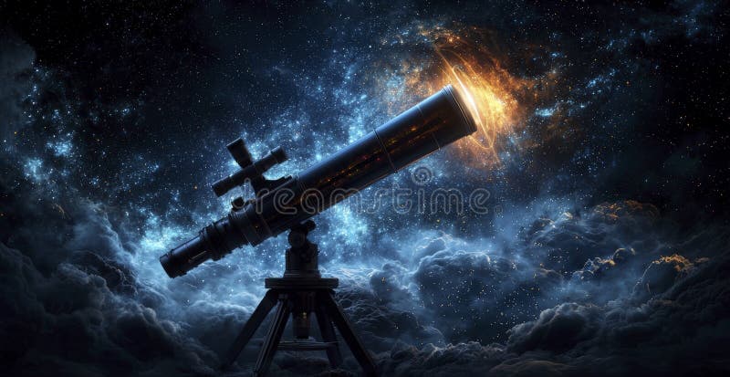 Exploring the Cosmos Telescope Adventure Outer Space Digital Art ...