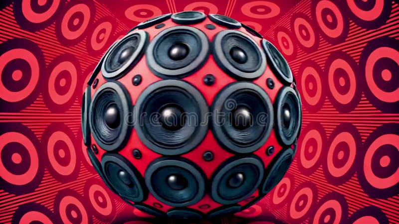 Exploring a Creative Installation of Speakers with Vibrant Patterns and ...