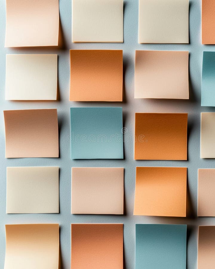 Exploring Creativity with a Vivid Wall of Colored Squares Representing ...