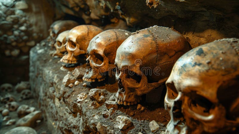 Exploring a Crypt with Human Skulls Offers a Haunting Experience ...