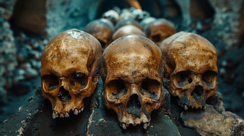 Exploring a Crypt with Human Skulls Offers a Haunting Experience ...