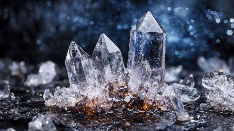 Exploring Crystals in Material Science Close-up Views of Durability and ...