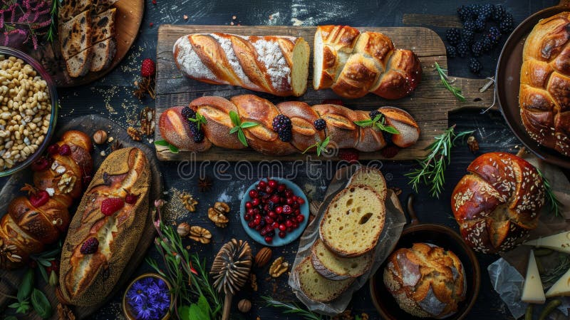 Exploring Culinary Creativity Vibrant and Unique Bread Creations ...