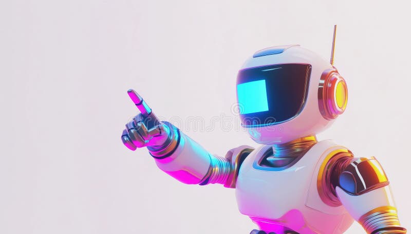 Exploring the Cyber Digital World with an Android Robot Stock Photo - Image of security ...