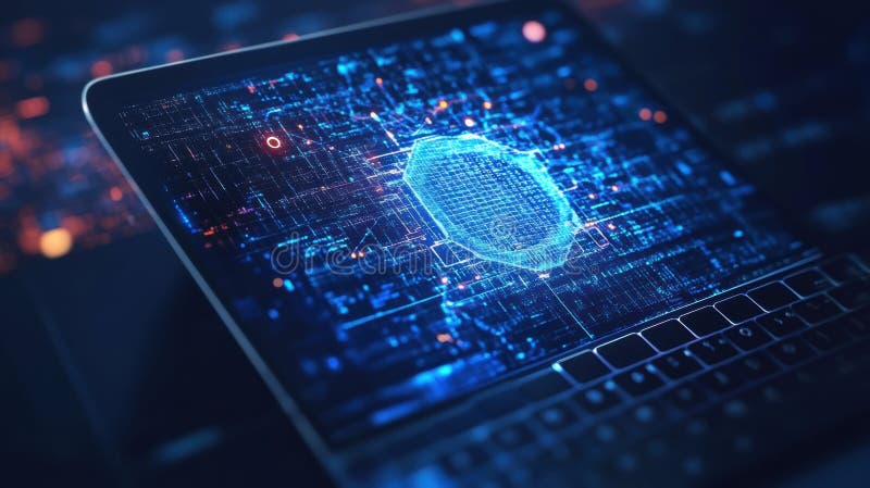 Exploring a Futuristic E-commerce Landscape with Neon Shopping Icons ...