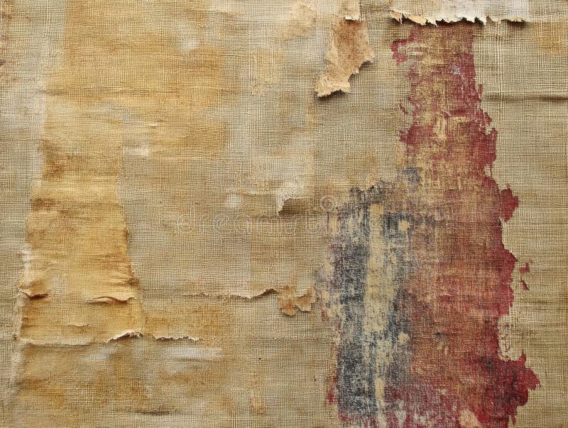 Exploring Damaged Textured Canvas, a Study in Abstract Art Stock ...