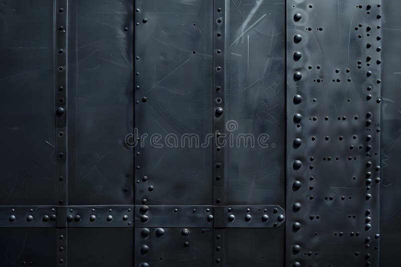 Exploring Dark Metal Textures, Rivets, Scratches, and Industrial Design ...