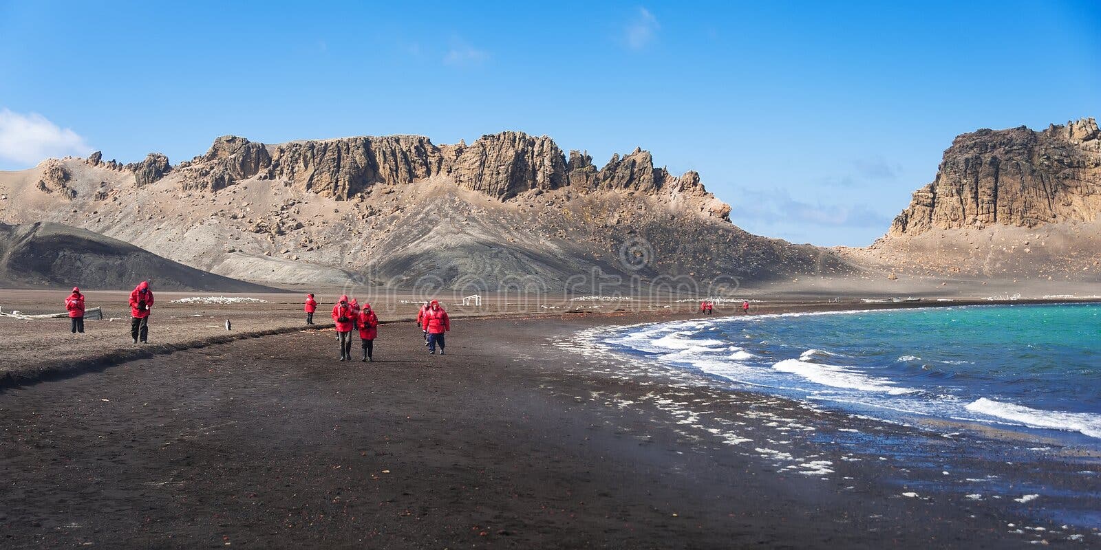 Volcanic Caldera - Deception Island - Antarctica Stock Photo - Image of ...