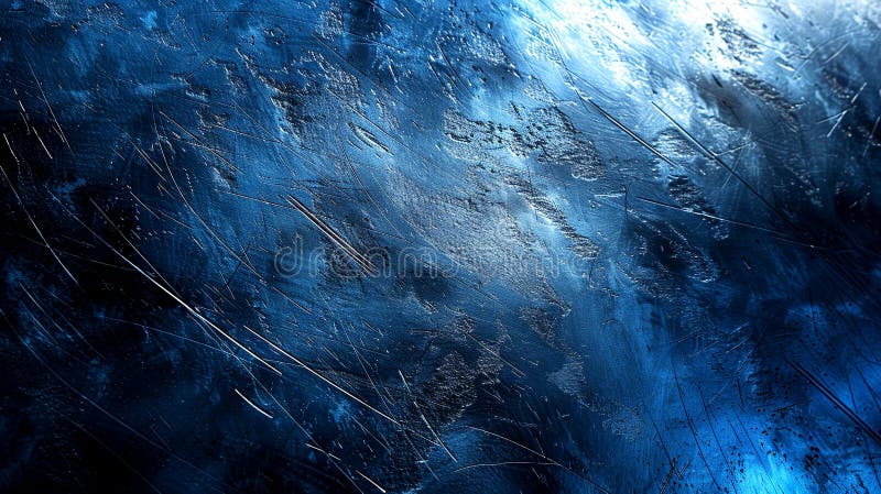 Exploring the Deep Blue Textures of an Abstract Ocean Landscape at ...